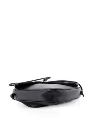 Celine Triangle Bag Small Leather Crossbody - Black