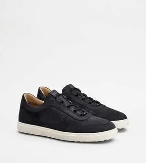 TOD'S Red Dot Sneakers In Pashmy Suede