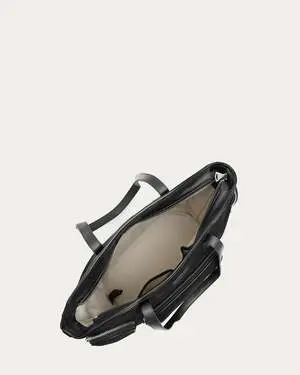 AIMEE Skipper Cargo Tote - Black Suede