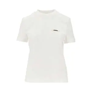 Jacquemus Gros Grain Cotton T-shirt - White