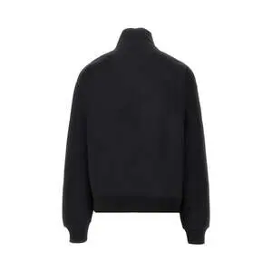 Jacquemus Gro Grain' Half-zip Weathirt - Black