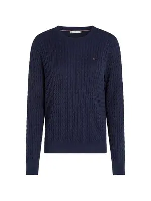 Tommy Hilfiger Co Cable Fine Gg C-nk Ls Sweater