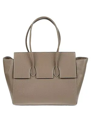 ROUNN Felice Flap Leather Tote Bag