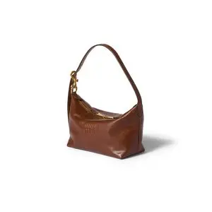 Miu Miu Spirit Nappa Leather Bag - Palisander