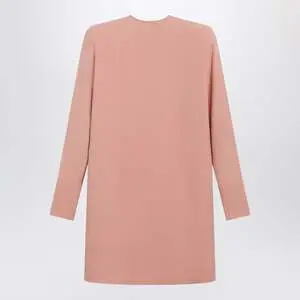 Valentino Garavani Silk Short Dress With Embroidered Bows