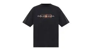 Balenciaga Medium Fit Faded Washed T-shirt