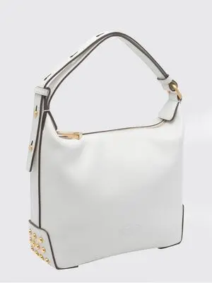 TOD'S Small Gmt Handbag In Smooth Calfskin Leather - White