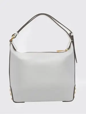 TOD'S Small Gmt Handbag In Smooth Calfskin Leather - White