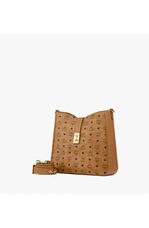 Mcm Large Tracy Hobo In Visetos