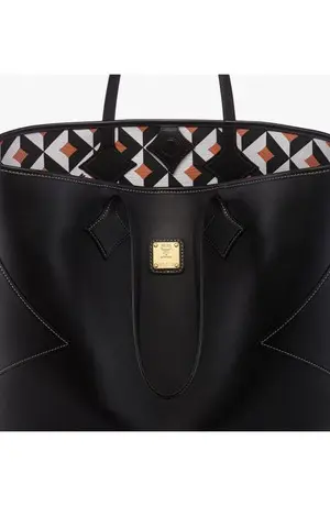 Mcm X-large Dia Shopper In Calfskin