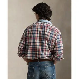 Ralph Lauren Classic Fit Repaired Madras Workshirt