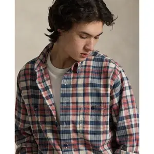Ralph Lauren Classic Fit Repaired Madras Workshirt