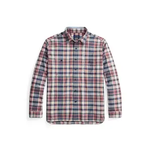 Ralph Lauren Classic Fit Repaired Madras Workshirt