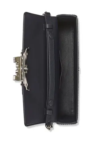 Mcm Himmel Shoulder Bag In Sequin Monogram Leather