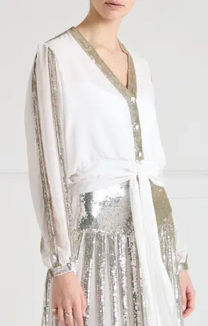 TEMPERLEY LONDON Filigree Blouse