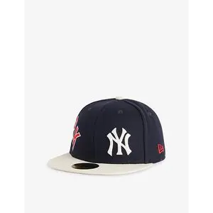New Era 59fifty Mlb Multi-logo Baseball Cap - Navy