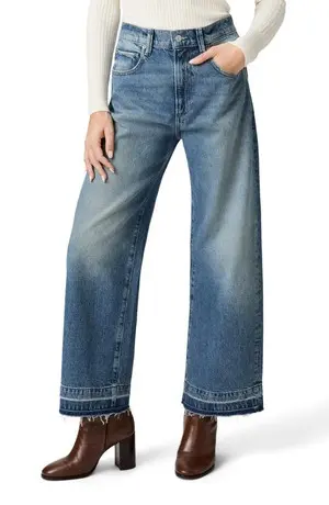 Paige Arellia Release Hem High Waist Ankle Barrel Jeans - Lone Peak