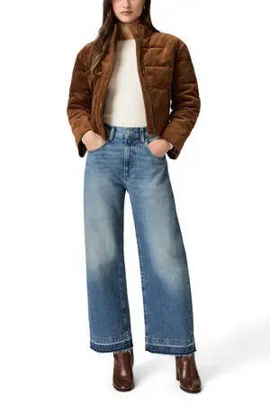 Paige Arellia Release Hem High Waist Ankle Barrel Jeans