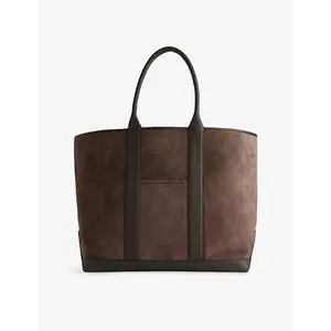 TOM FORD Leather And Suede Tote Bag