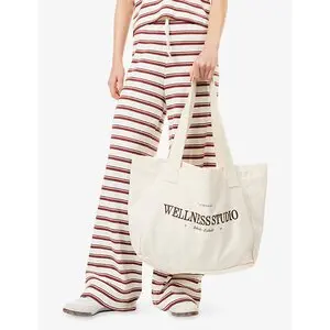 4TH & RECKLESS Canvas Tote Bag With Brand Print