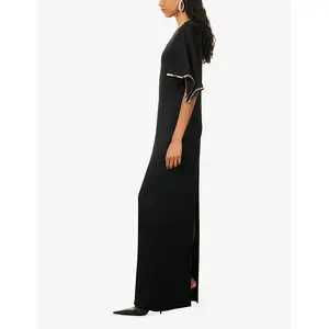 Stella McCartney Embellished Satin Maxi Dress