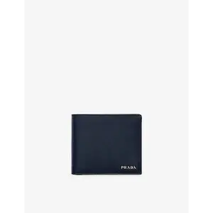 Prada Triangle-plaque Leather Wallet
