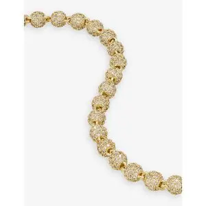 GLD 18ct -plated Ball Chain Necklace