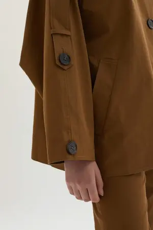 JOAEN Sara Trench Jacket - Olive