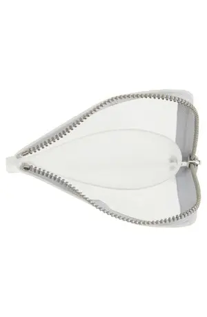 Comme Des Garçons Clear Snakeskin Embossed Zip Around Wallet