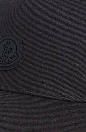 Moncler Logo Patch Baseball Cap