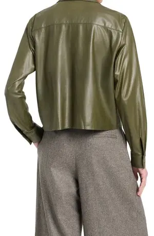 TWP Tied Up In You Leather Shirt