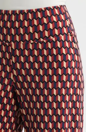 Anne Klein Geo Print Wide Leg Pants