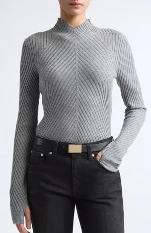 Victoria Beckham Leather Belt - Black