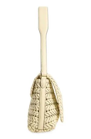 ANYA HINDMARCH Neeson Woven Shoulder Bag - Butter