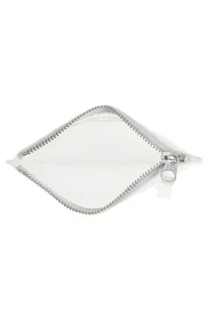 Comme Des Garçons Small Snakeskin Embossed Zip Pouch