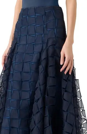 Akris Trapezoid Organza Skirt