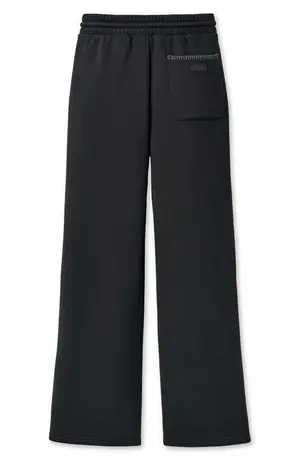 UGG Classic Straight Leg Pants With Drawstring Waist - Black