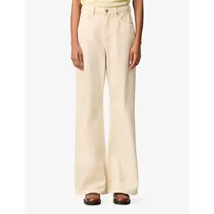Claudie Pierlot High-rise Flared-leg Denim Jeans