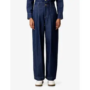 Claudie Pierlot Straight-leg Mid-rise Denim Jeans