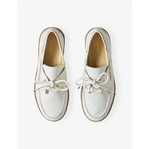 Claudie Pierlot Leather Boat Shoes