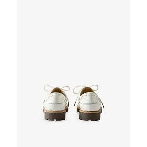 Claudie Pierlot Leather Boat Shoes