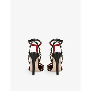 Valentino Garavani Rockstud 100 Leather Heeled Sandals