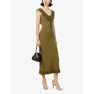 PRETTY LAVISH Sascha Frill Knit Midi Dress