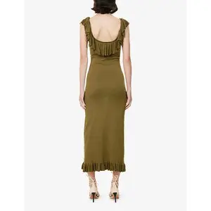 PRETTY LAVISH Sascha Frill Knit Midi Dress