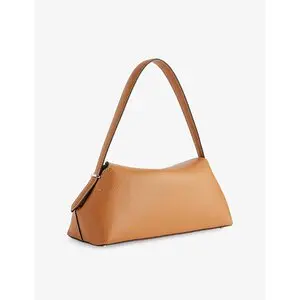 TOTEME T-lock Leather Shoulder Bag - Tan