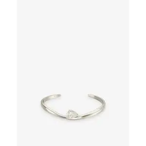 INDIGO LUNE Pia Platinum Plated Stainless-steel Bangle