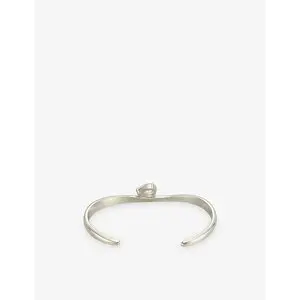 INDIGO LUNE Pia Platinum Plated Stainless-steel Bangle