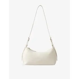 Claudie Pierlot Soft Leather Shoulder Bag - Ecru
