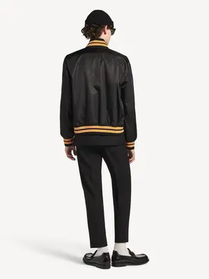Balenciaga Varsity Bomber Jacket - Black