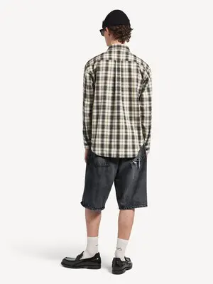 Balenciaga Regular-fit Cotton Flannel Check Shirt